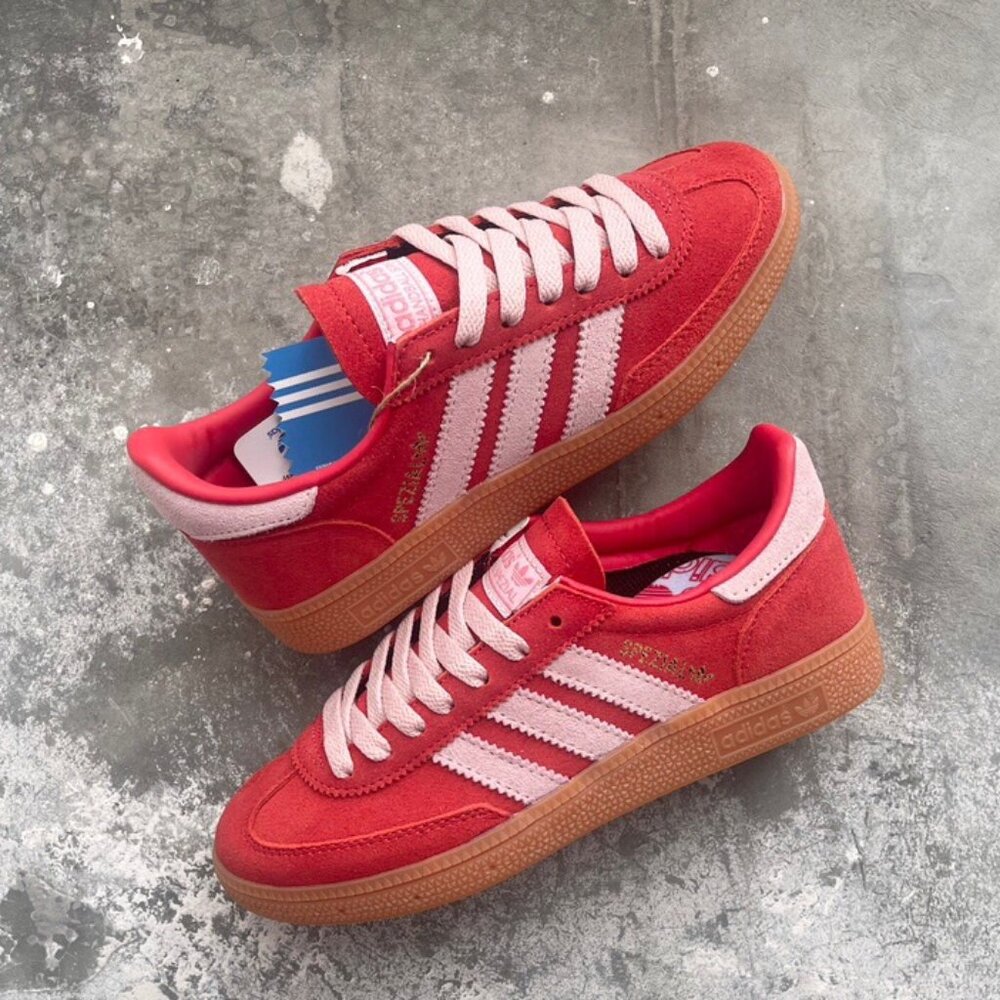 Nwt Adidas Handball Spezial Retro Women's Red Pink Sn… - Gem
